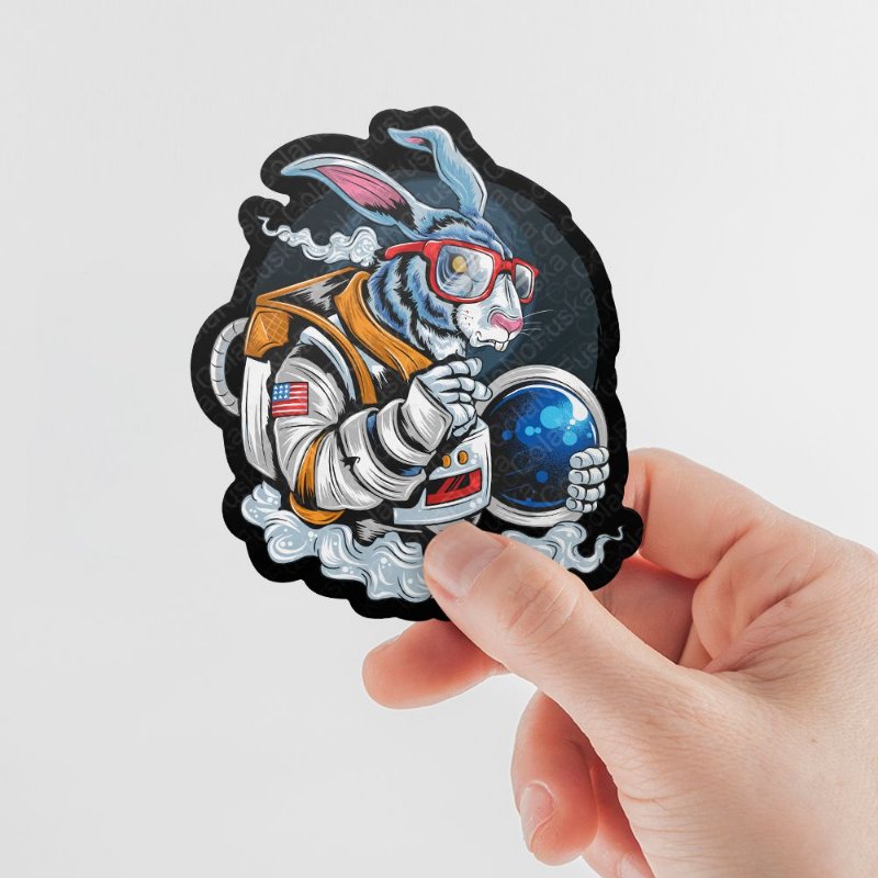 Astro Rabbit – Original Sticker