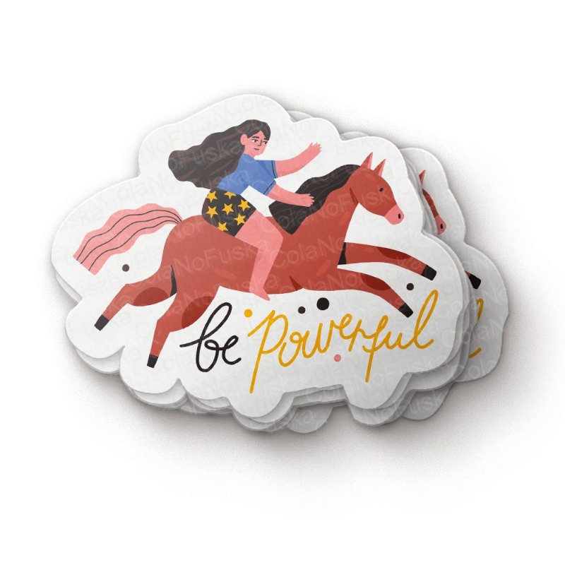 Be Powerful – Original Sticker
