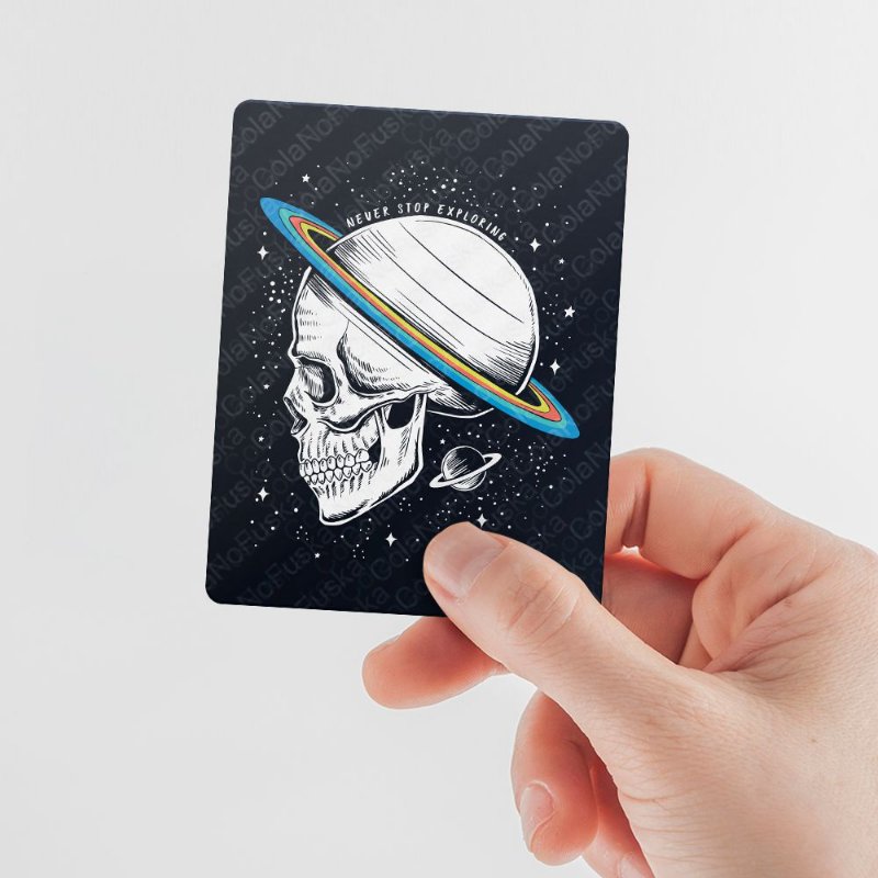 Saturn Skull – Original Sticker